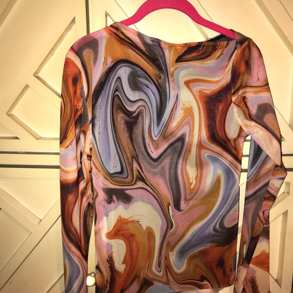 Zara | Tops | Nwt Zara Multicolored Top | Poshmark